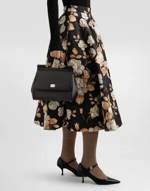 Dolce & Gabbana Large Sicily Handbag - Black