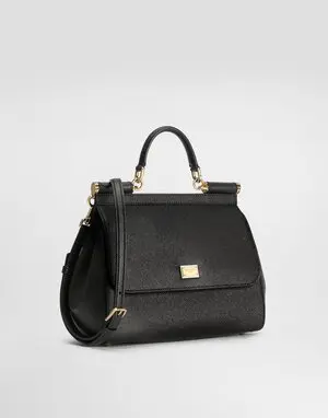 Dolce & Gabbana Large Sicily Handbag - Black