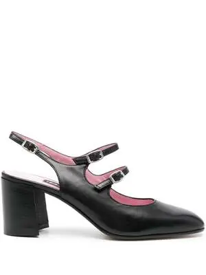 CAREL Banana 60mm Slingback Pumps - Black
