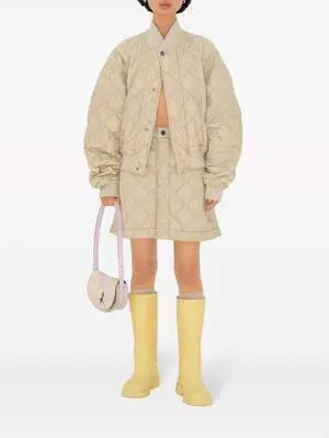 Burberry Quilted Bomber Jacket