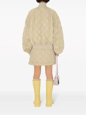 Burberry Quilted Bomber Jacket