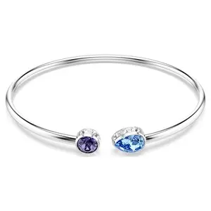 SWAROVSKI Chroma Open Bangle With Crystal And Zirconia - Multicolored