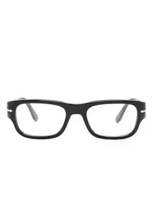 Persol Po3324v Rectangle-frame Glasses - Black