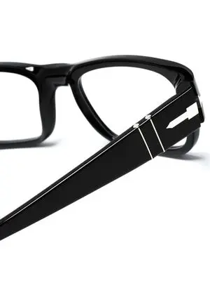 Persol Po3324v Rectangle-frame Glasses - Black