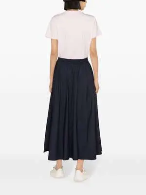Herno Drawstring-fastening Midi Skirt - Blue