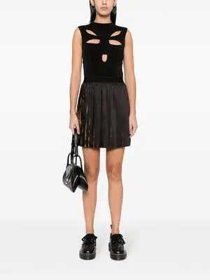 Versace Watercolour Couture-print Miniskirt