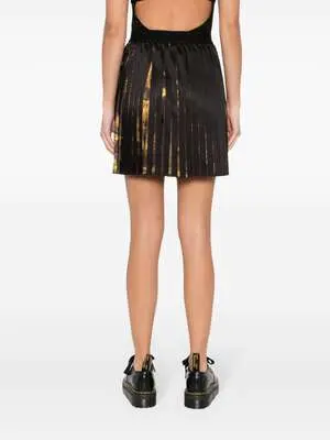 Versace Watercolour Couture-print Miniskirt