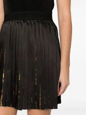 Versace Watercolour Couture-print Miniskirt