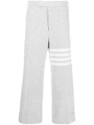 Thom Browne Light Wash Pants For Men