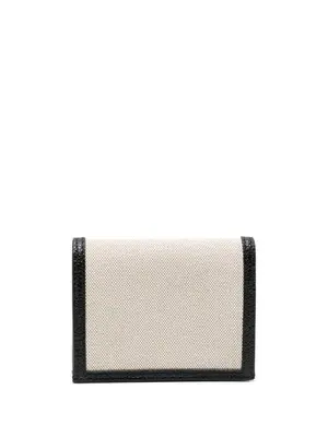 Thom Browne Cotton Canvas Double Card Holder