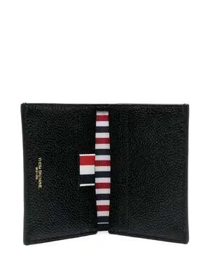 Thom Browne Cotton Canvas Double Card Holder