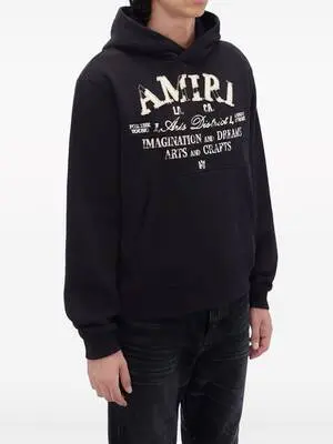 Amiri Logo-print Cotton Hoodie