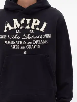 Amiri Logo-print Cotton Hoodie