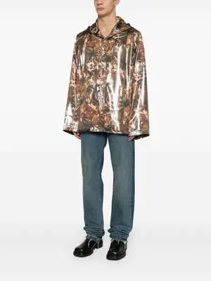 Acne Studios Graphic-print Lightweight Hooded Jacket