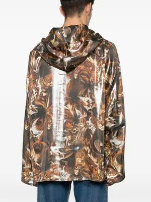 Acne Studios Graphic-print Lightweight Hooded Jacket