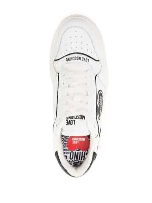 Moschino Leather Sneakers