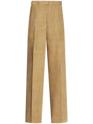 Etro Slub-effect Tailored Trousers