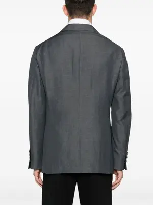 Brunello Cucinelli Double-breasted Mélange Blazer