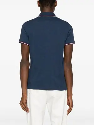 Moncler Logo-patch Cotton Polo Shirt