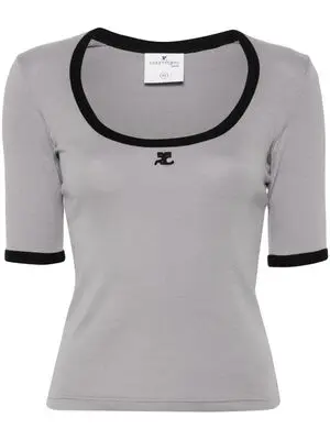 Courreges Trimmed Tops