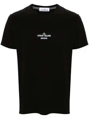 Stone Island Archivio Cotton T-shirt - Black
