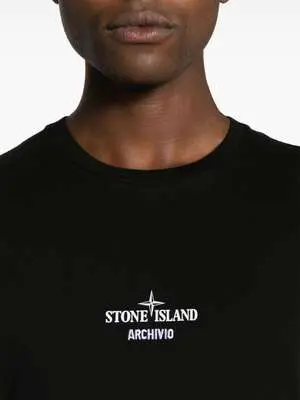 Stone Island Archivio Cotton T-shirt - Black