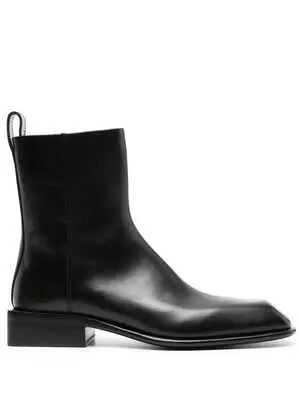 Alexander Wang Throttle 35mm Leather Ankle Boots