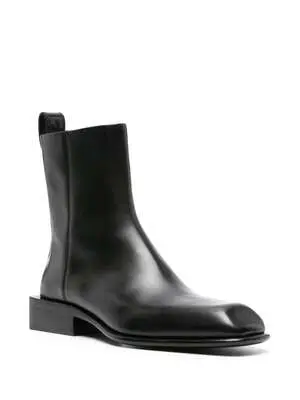 Alexander Wang Throttle 35mm Leather Ankle Boots