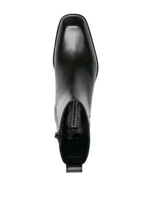 Alexander Wang Throttle 35mm Leather Ankle Boots