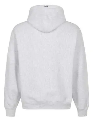 Supreme Box Logo Cotton Hoodie - Grey