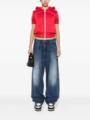 Dsquared2 Icon Eros High-rise Wide-leg Jeans