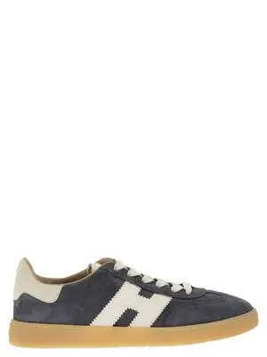 Hogan Hammered Leather Sneakers