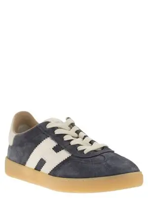 Hogan Hammered Leather Sneakers