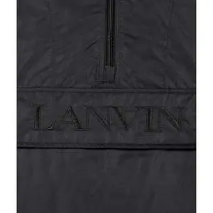 LANVIN Logo Hooded Windbreaker