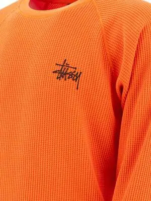 StÜssy Basic Stock' Thermal T Shirt - Orange