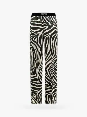 TOM FORD TOM FORD Animal Print Trouser Black