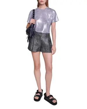 Maje Tame Tee - Silver