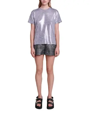 Maje Tame Tee - Silver