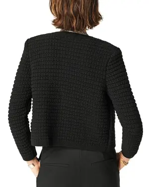 Ba&sh Gaspard Cardigan Sweater - Black