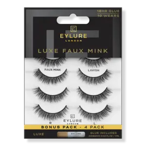 EYLURE Luxe Faux Mink Natural Lavish Eyelashes Multipack - One-color