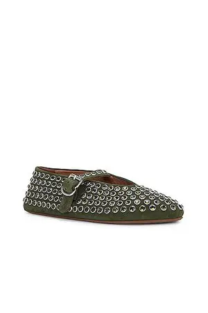 Alaïa Embellished Ballet Flats