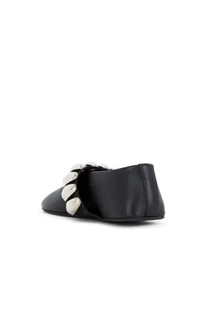 Alaïa Ballerina Flat In Black
