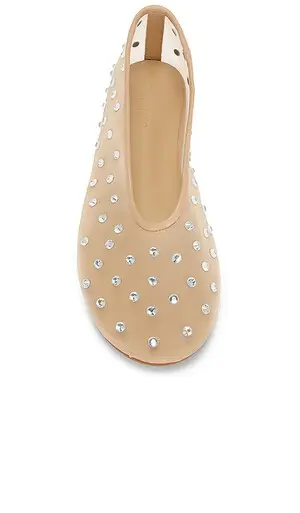 TONY BIANCO Embellished Mesh Flats