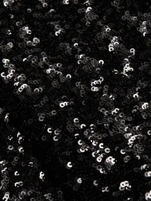 Michael Kors Sleeveless Sequined Gown - Black