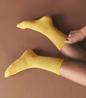 DÔEN Collégien Ankle Socks Kiwi Dor�?