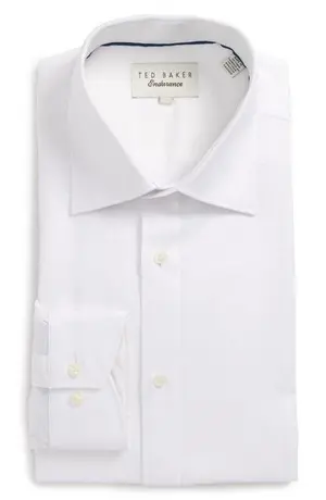 TED BAKER LONDON Endurance Trim Fit Herringbone Dress Shirt