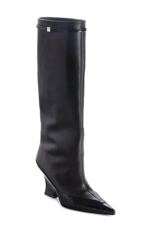 Givenchy Raven Pointed Toe Knee High Boot