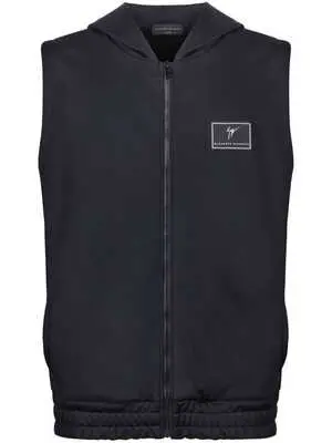 GIUSEPPE ZANOTTI Cotton Track Sleeveless Top
