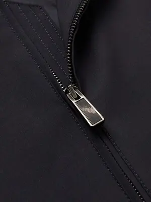 Zegna Wool-shell Bomber Jacket - Black