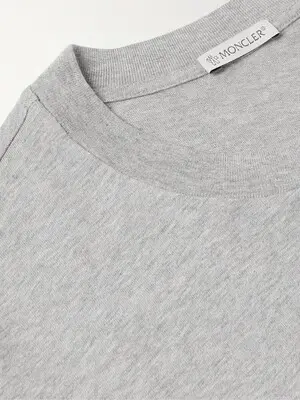 Moncler Logo-appliquéd Cotton-jersey T-shirt